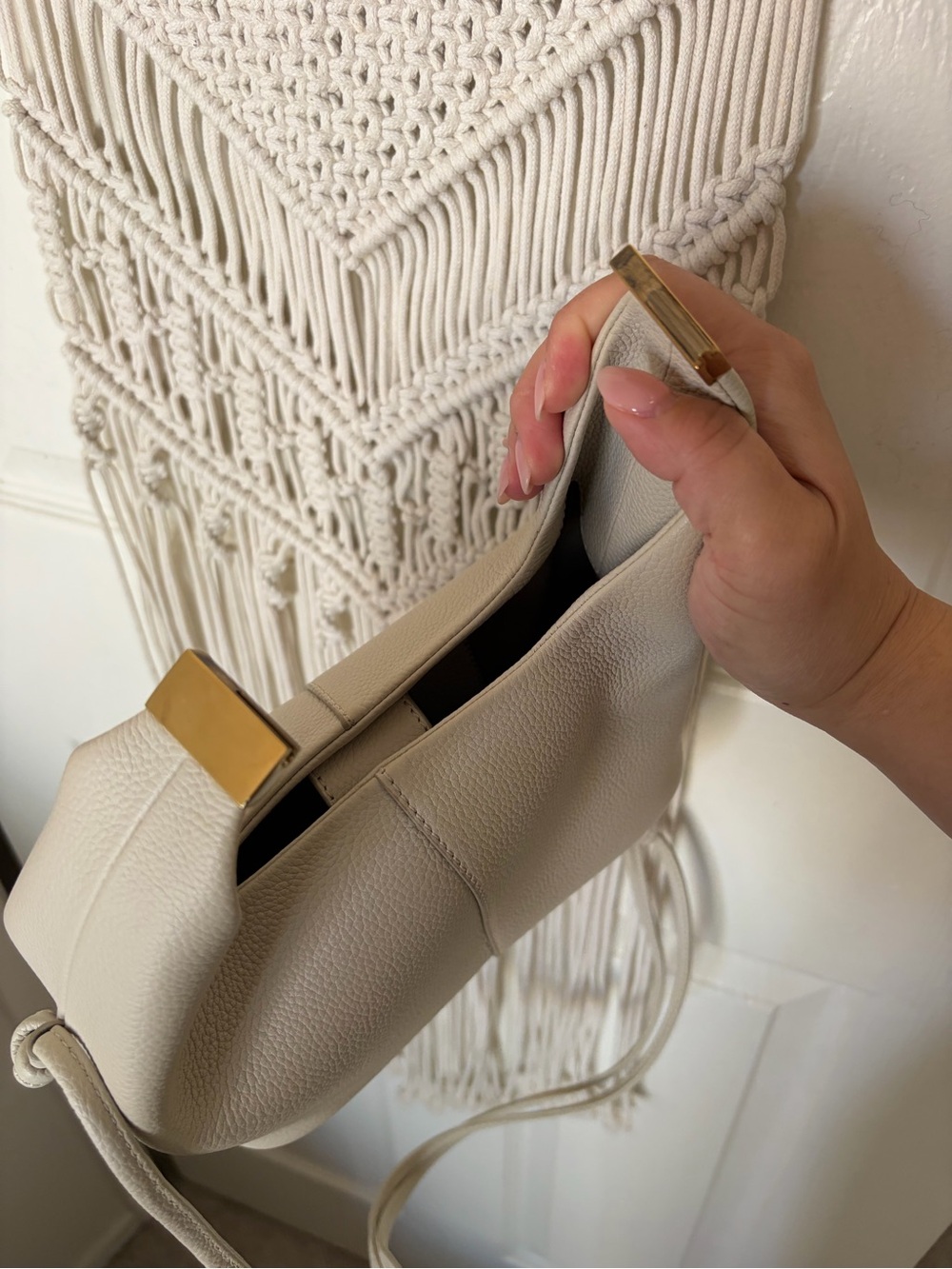 Polene | Bags | Polene Beri Bag Color Textured Chalk Final Price | Poshmark